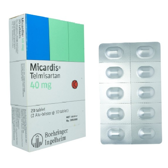 Jual MICARDIS 40 MG 1 STRIP 10 TABLET / TELMISARTAN / OBAT HIPERTENSI ...