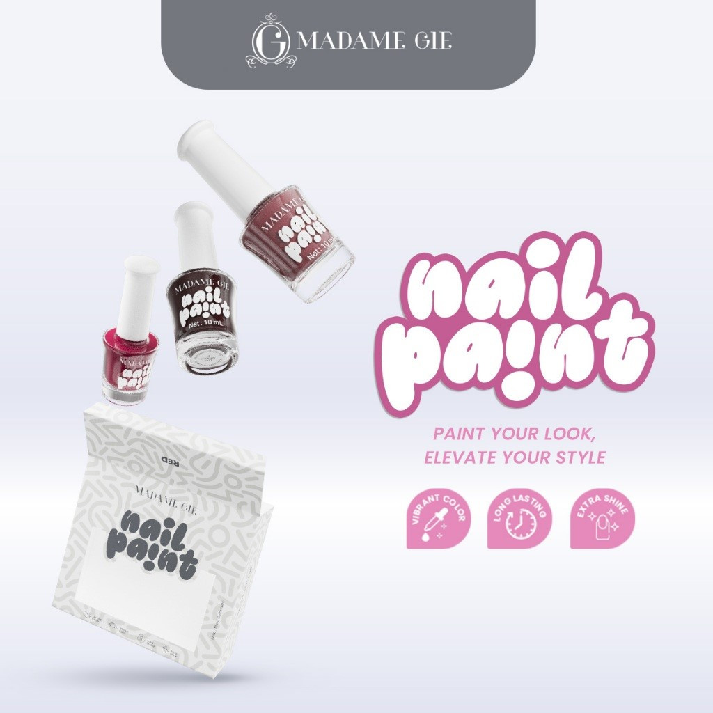Jual LIVI - Madame Gie Nail Paint Set 10ml (3pcs) | Shopee Indonesia