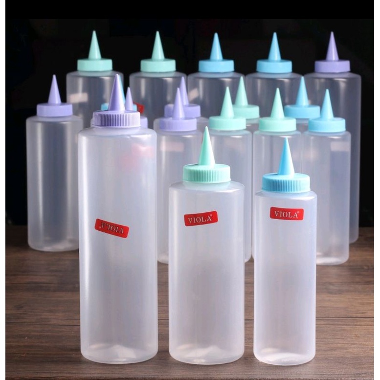 Jual Botol Saus / Botol Sauce Mayonaise / Botol Kecap / Botol Cuka Serbaguna Murah Tebal BRGUNIK ...