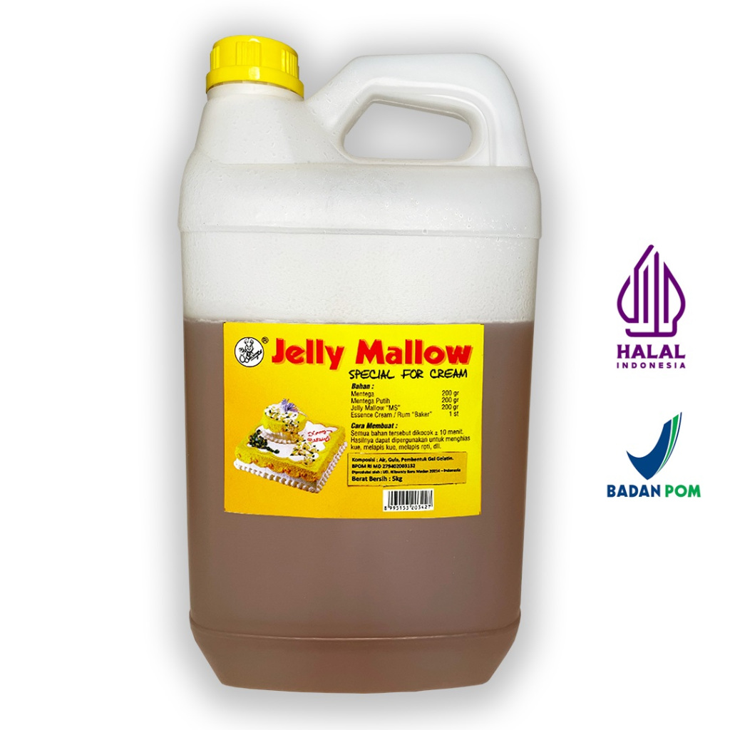 Jual bahan kue butter cream / krem manis Jelly Mallow premium - MS Baker ( 5kg ) Halal | Shopee ...