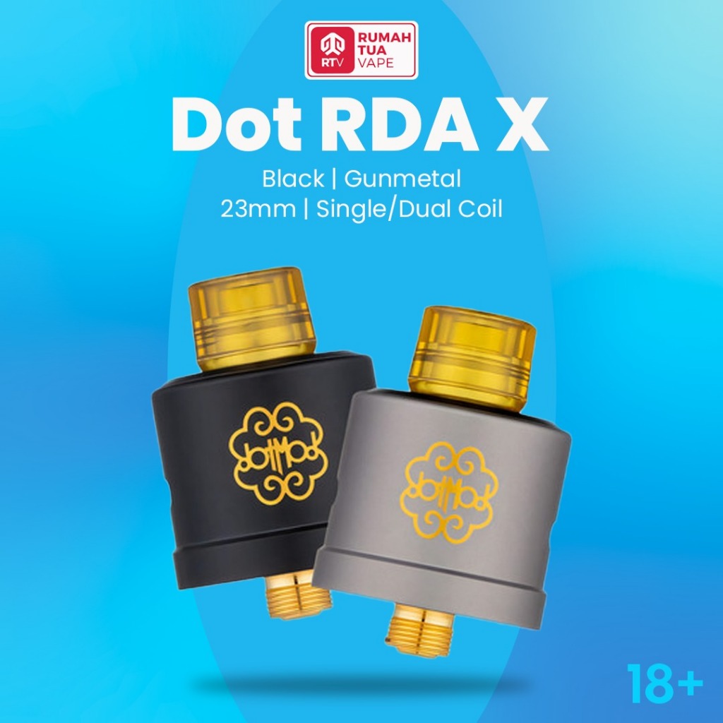Jual DOTMOD X RDA 23MM SINGLE/DUAL COIL | Shopee Indonesia