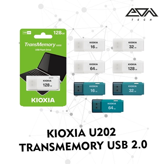 Jual KIOXIA U202 32GB 64GB TransMemory USB 2.0 Flashdrives Flashdisk | Shopee Indonesia