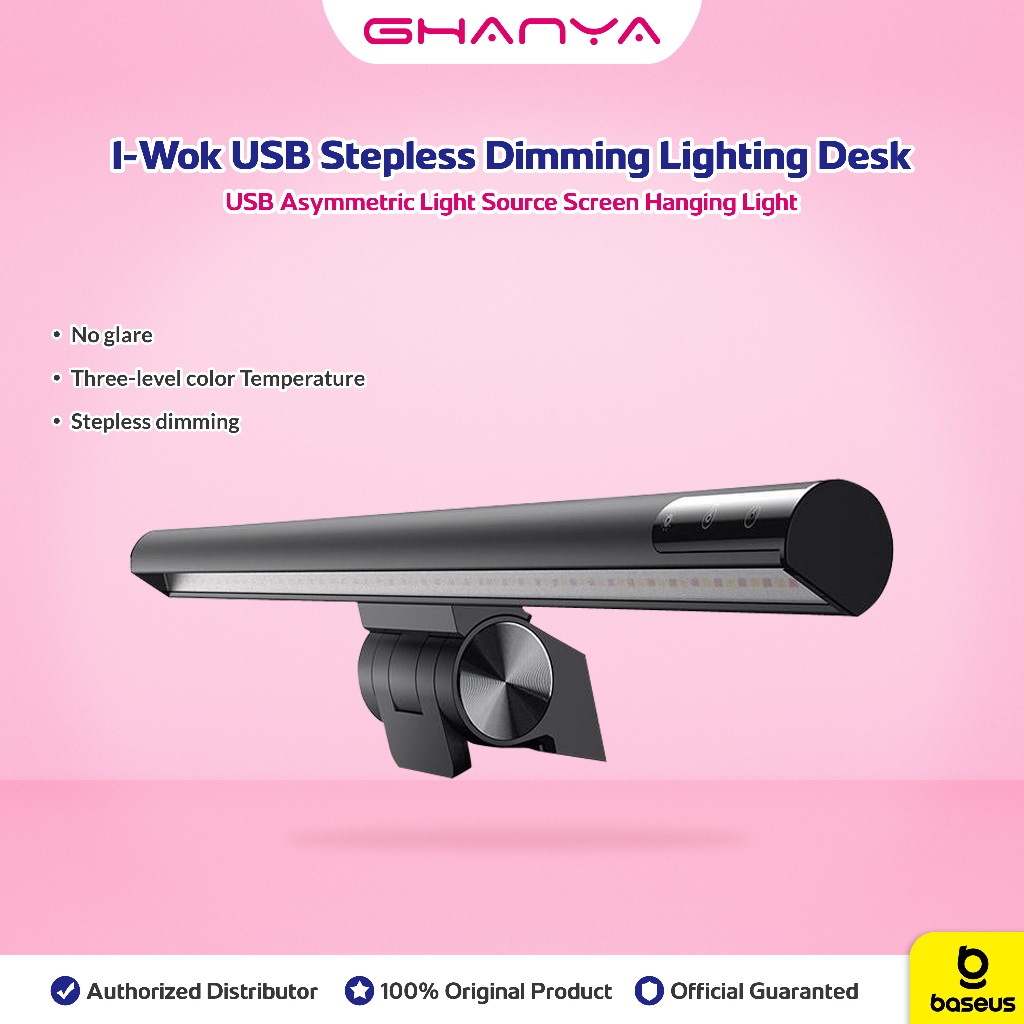Jual BASEUS i-wok USB Stepless Dimming Lighting Desk Lamp LED Lampu ...