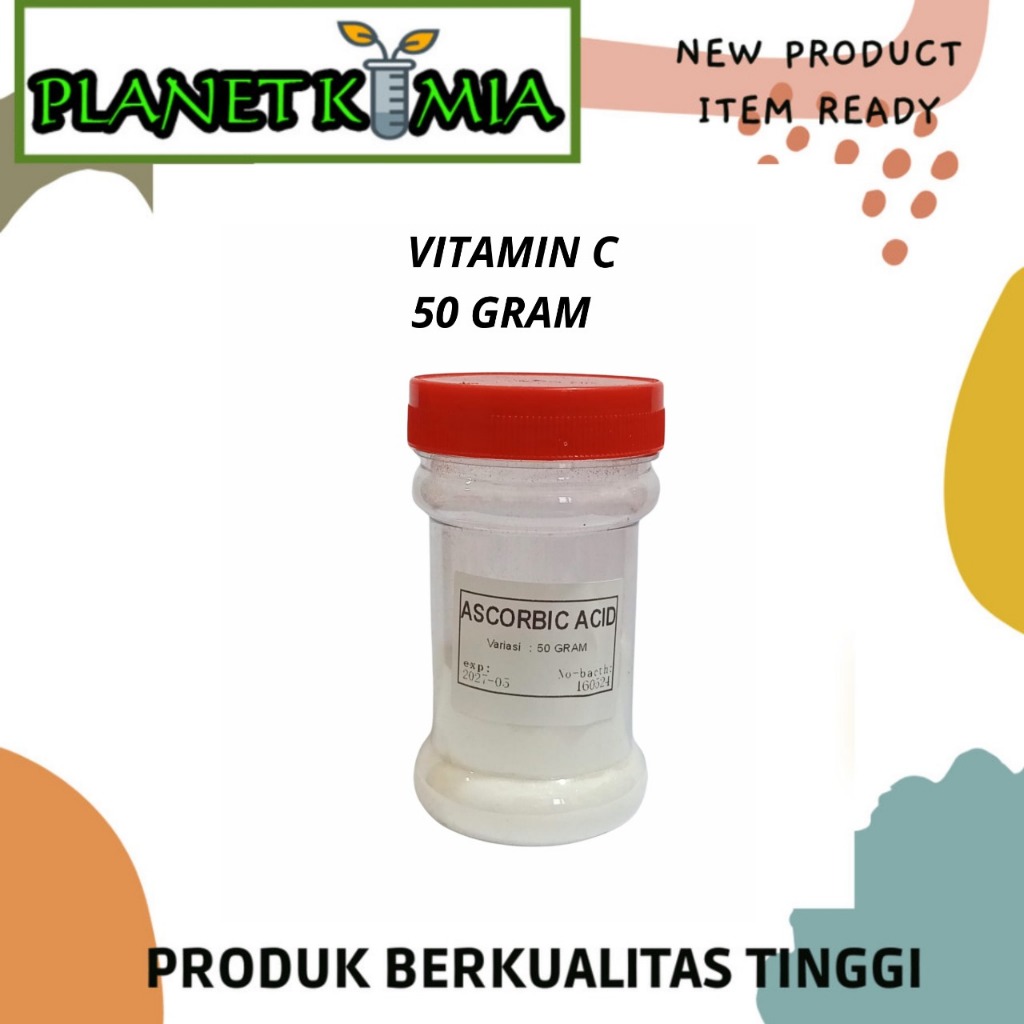 Jual ASCORBIC ACID / ASAM ASKORBAT / VITAMIN C POWDER BEST QUALITY 50 ...