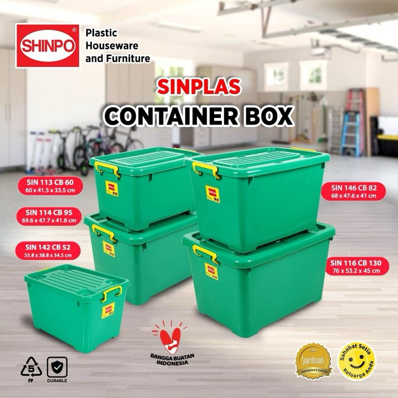 Jual SIN 113 CB 60 Shinpo Sinplas Container Box CB 60 Kontainer Plastik ...