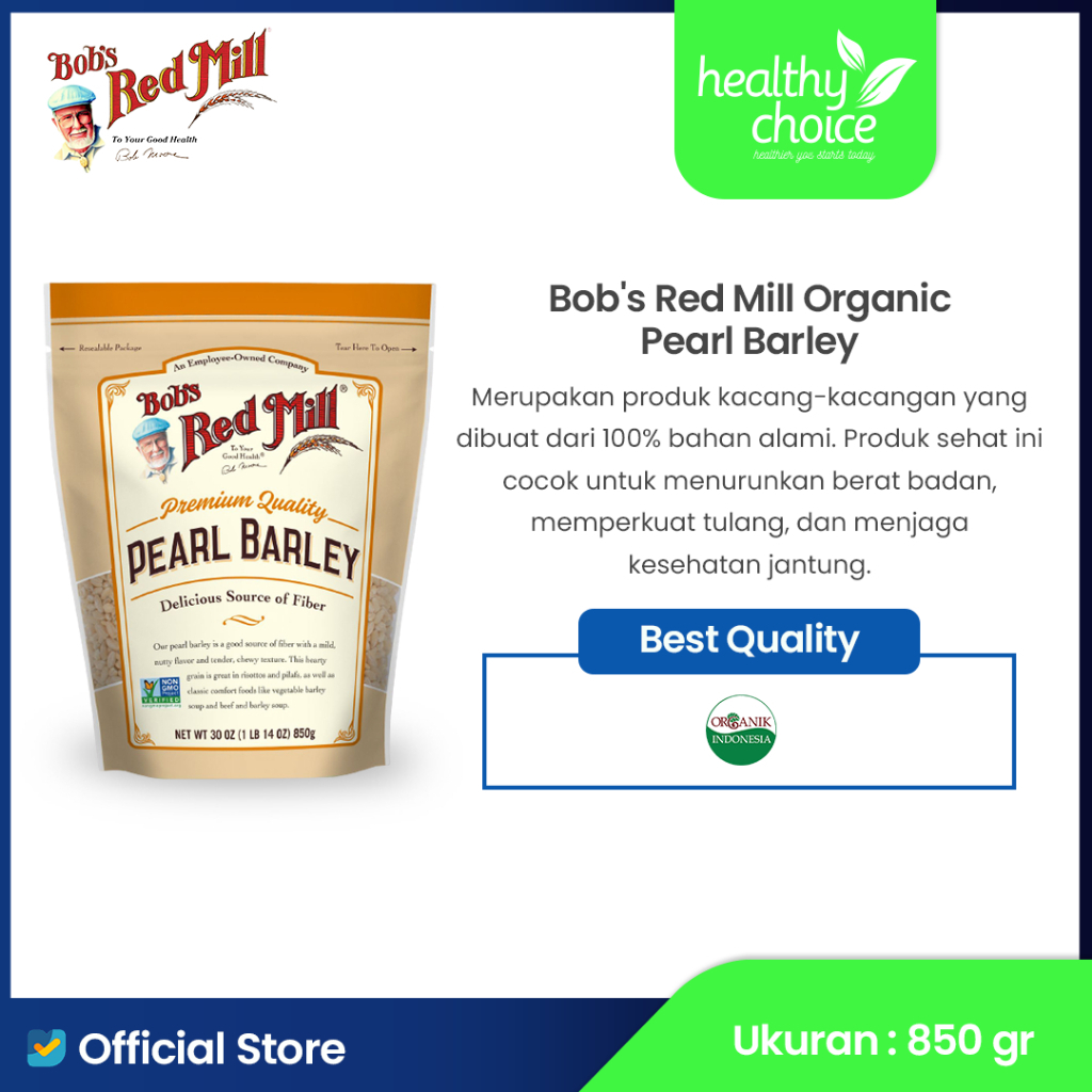 Jual Bob's Red Mill Pearl Barley 850 gr | Shopee Indonesia