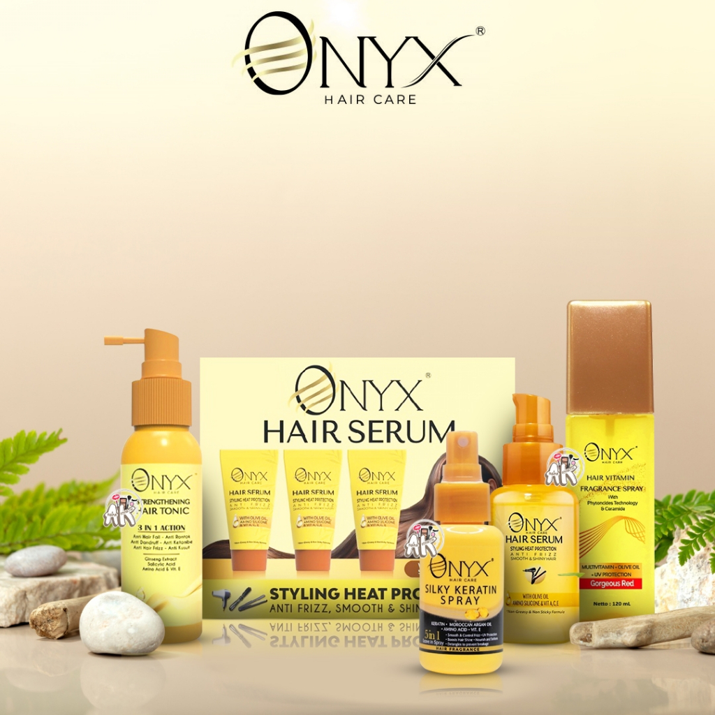 Jual ONYX HAIR CARE SERIES ( HAIR SERUM / KERATIN SPRAY / HAIR TONIC ...