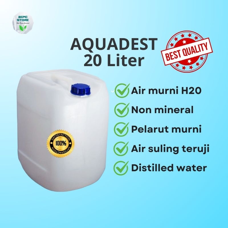 Jual Aquadest / Aquades / Akuades / Air Suling / Distilled Water Ukuran 20 liter | Shopee Indonesia