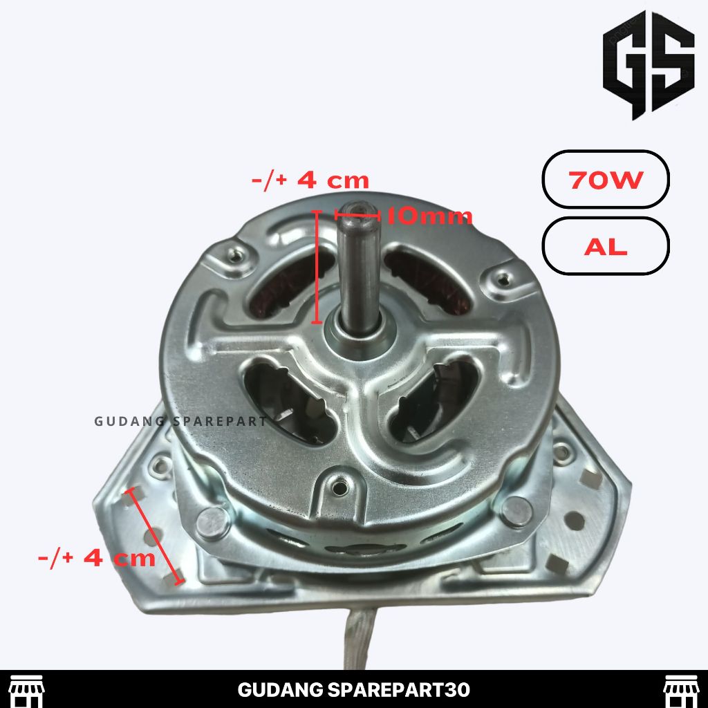 Jual Dinamo Mesin Cuci Pengering Umum 70W Alumunium / Dinamo Spin Umum | Shopee Indonesia