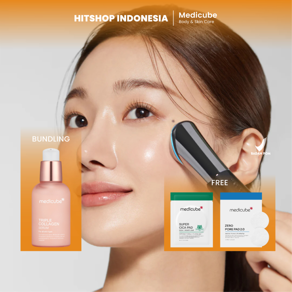 Jual [Medicube] BUNDLE DEAL~ Device Age-R Booster Healer + Triple Collagen Serum (Nourishing ...