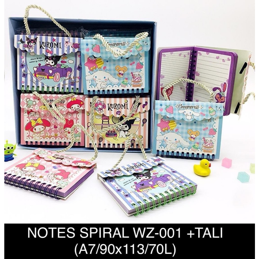 Jual MEMO SPIRAL DIARY RING ada TENTENGAN TALI | Shopee Indonesia