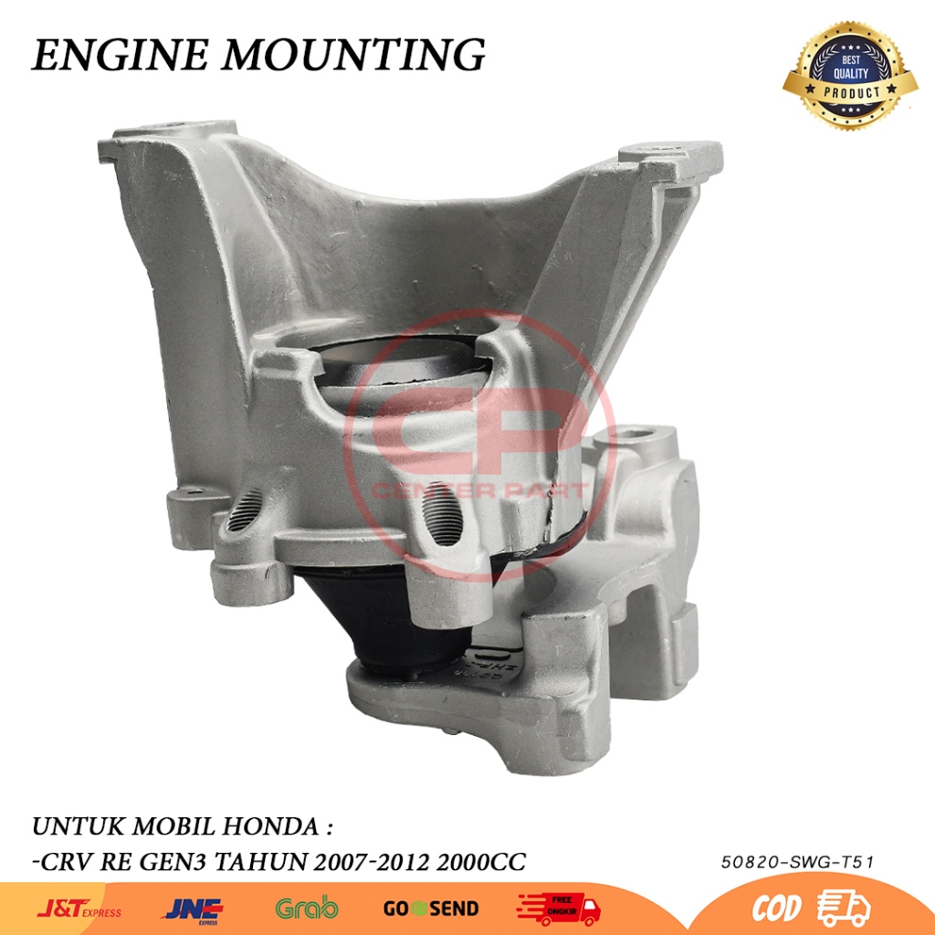 Jual engine mounting gantungan mesin pangkuan mesin kaki mesin pondasi mesin kanan crv re gen3 ...