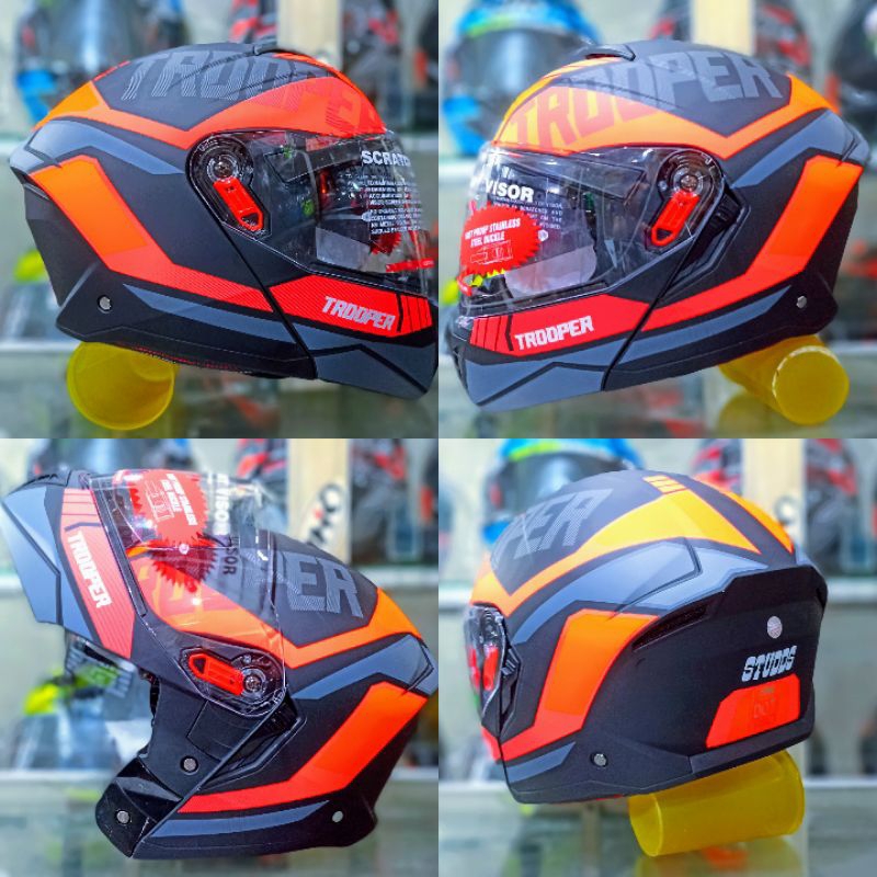 Jual helm full face studds modular | Shopee Indonesia