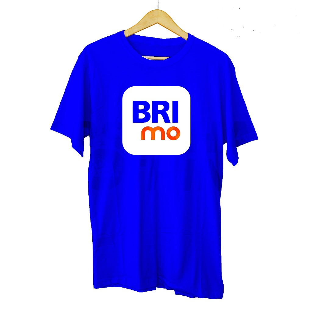 Jual Kaos BRI Brimo Logo Perusahaan Distro Cotton Combed 30S - | Shopee ...