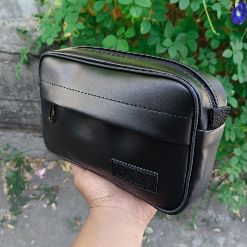 Jual TRACTION | Handbag Pria Original Merk Traction | Clutch Pria Kulit ...