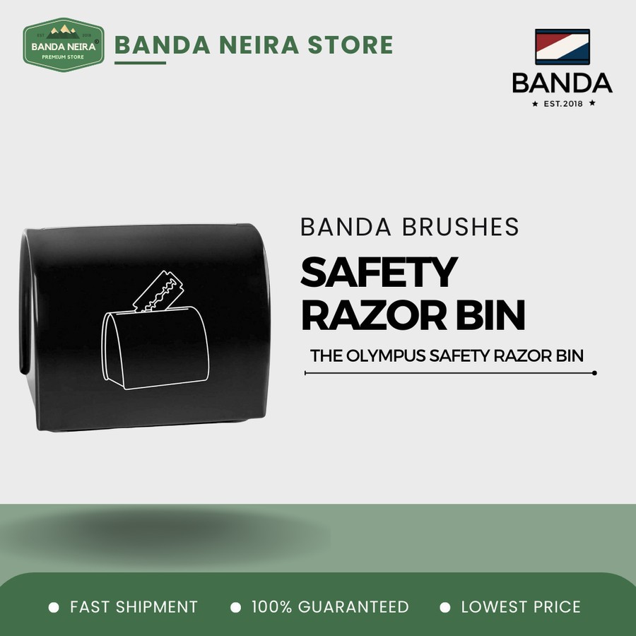 Jual The Olympus Safety Razor Bin / Tempat Buang Silet by BANDA BRUSHES ...