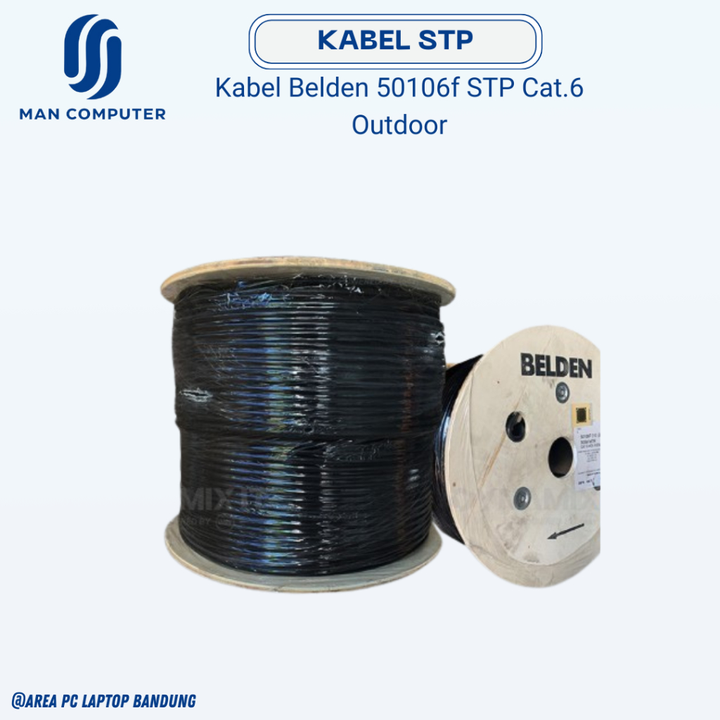 Jual Kabel Belden 50106f STP Cat.6 Black - Outdoor | Shopee Indonesia