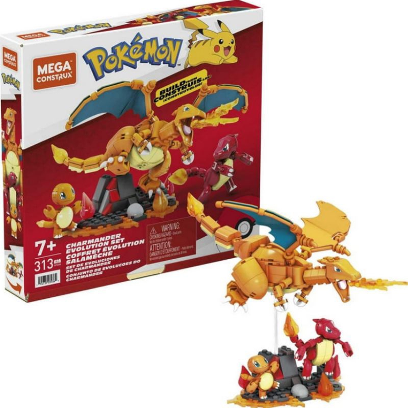 Jual Mega construx Mega pokemon building toy kit charmander set with 3 ...