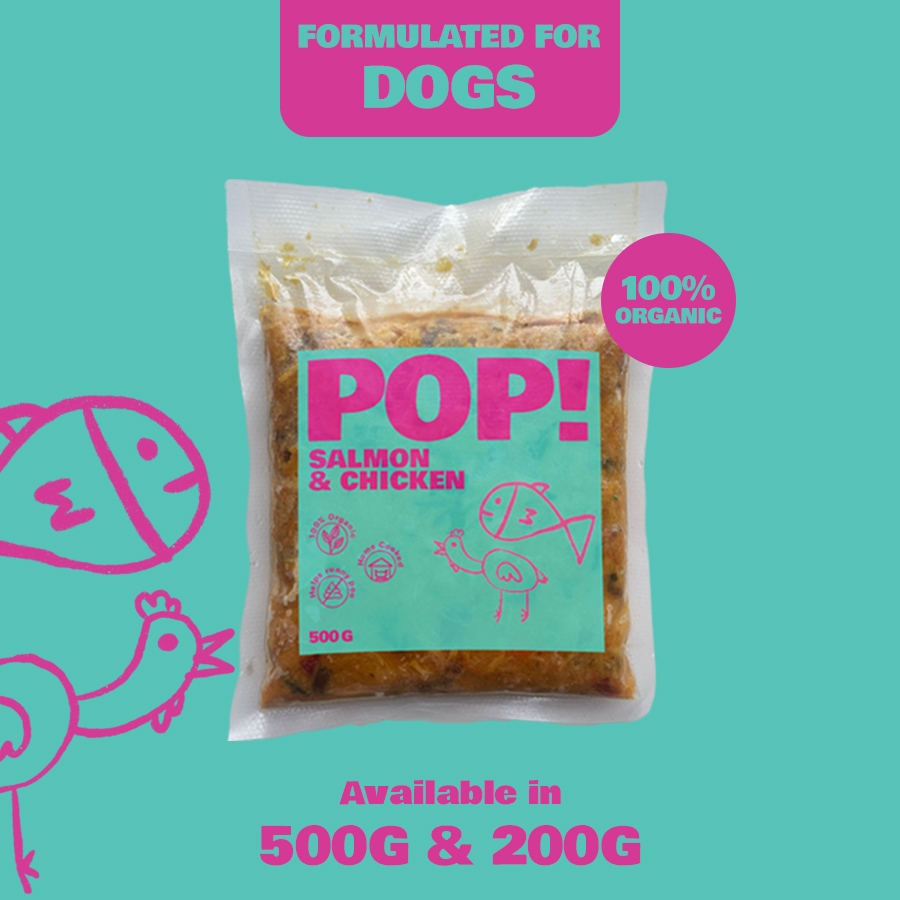 Jual POP! Homemade Cooked Dog Food - Salmon & Chicken | Makanan Anjing ...
