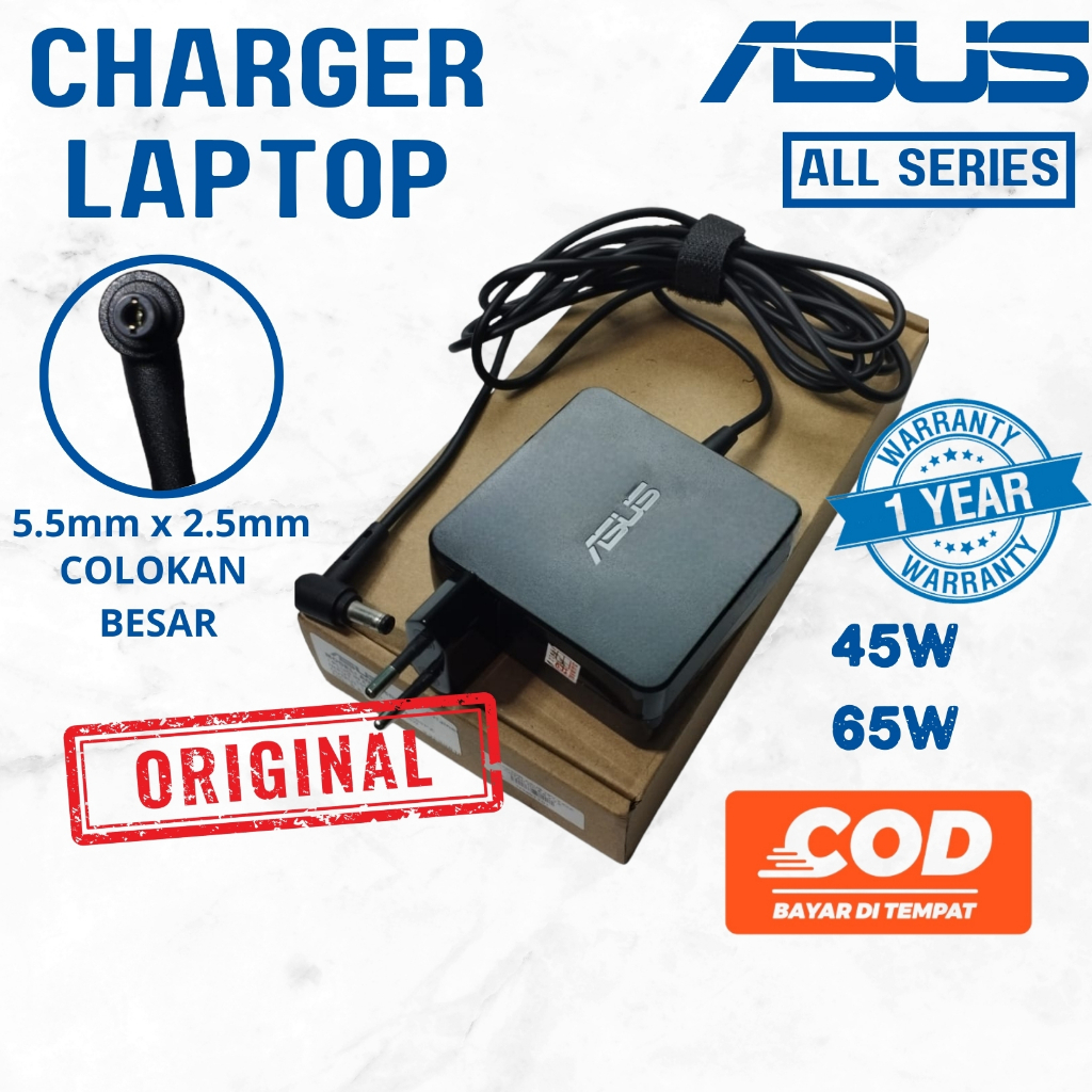 Jual Charger Adaptor Laptop Asus Original BIG Plug Pin Bulat BESAR All ...
