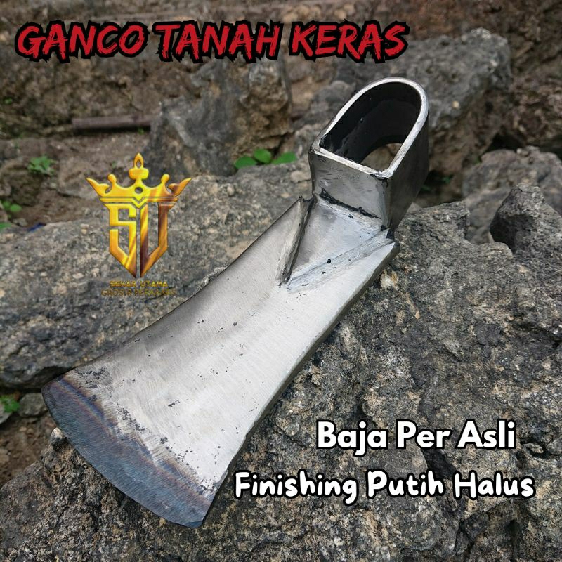 Jual Ganco Tanah Keras Baja Finishing Putih/ Ganco Cangkul Tebal Super ...