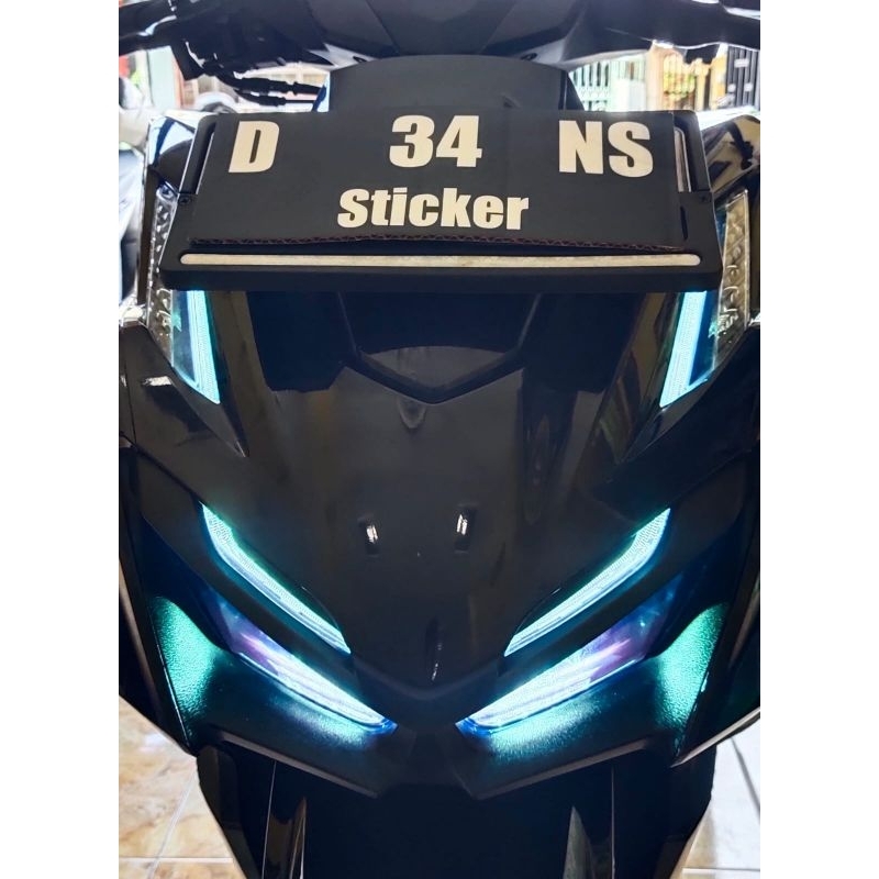 Jual stiker alis vario 160 satu set polos warna transparan | Shopee ...
