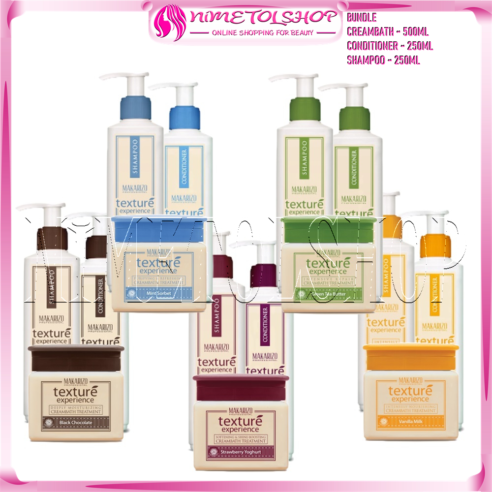 Jual [PAKET] MAKARIZO Texture Experience Conditioner 250ml Shampoo ...