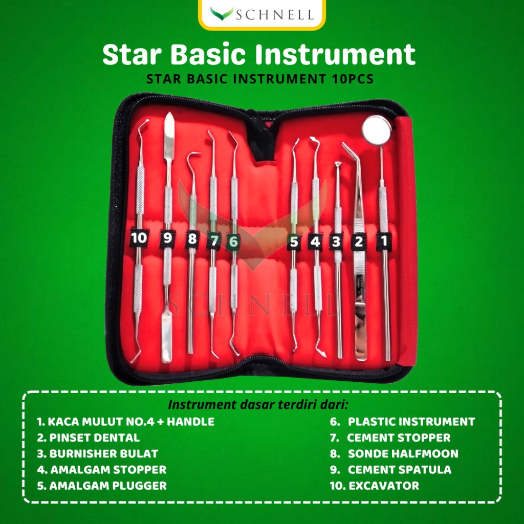 Jual STAR Diagnostic Set Instrument Dental 10 pcs (Basic Instrumen ...