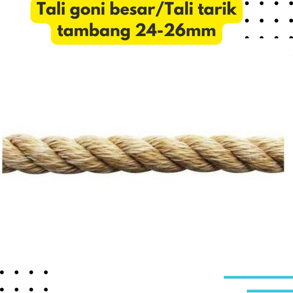 Jual TALI RAMI BESAR - TAMBANG GONI-TALI TARIK TAMBANG DEWASA UKURAN 24 ...