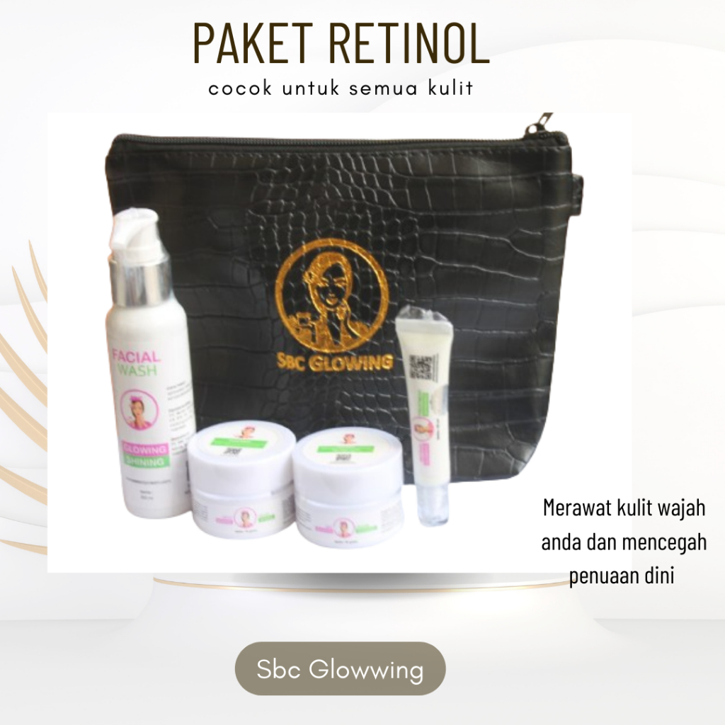 Jual PAKET RETINOL ISI 4 PCS SBC GLOWING | Shopee Indonesia