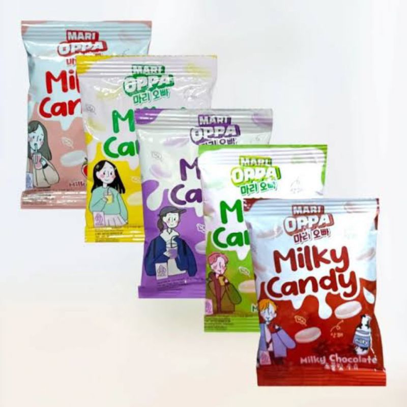 Jual Mari oppa Milky candy 10pcs / Permen susu mari oppa / Permen mari ...