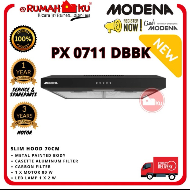 Jual Modena Slim Hood PX 0711 DBBK 70CM | Shopee Indonesia