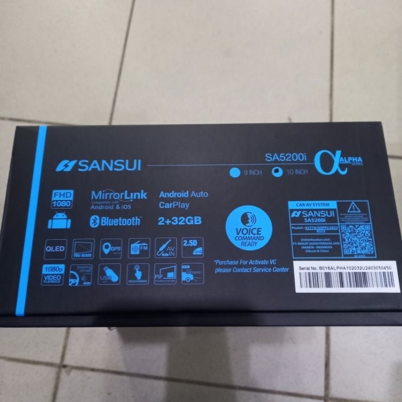 Jual Headunit Android Sansui Alpha Qled 9 Inch 10 Inch Ram 2 32