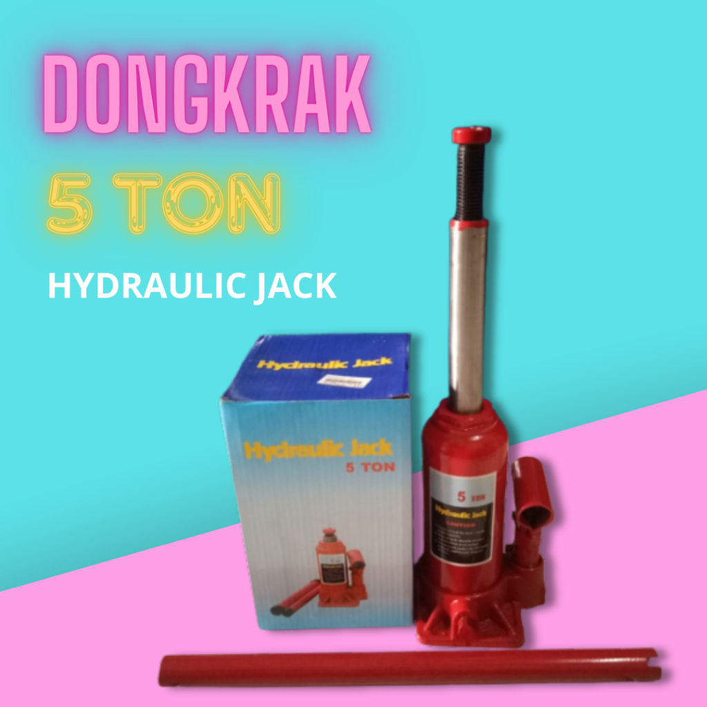 Jual DONGKRAK BOTOL 5 TON HIDROLIK JACK 5TON HYDRAULIC JACK SLS ...