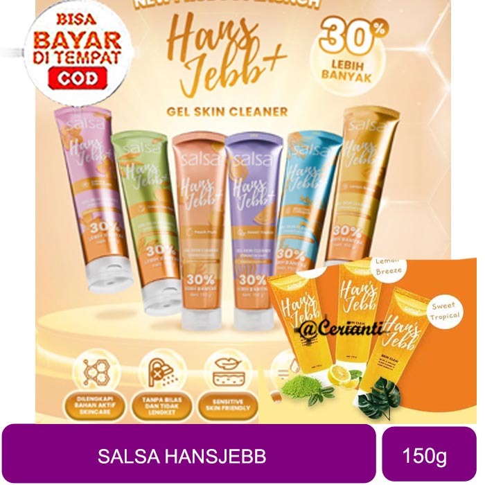 Jual Salsa Hans Jebb HansJebb Gel Skin Cleanser Perontok Daki | Green ...