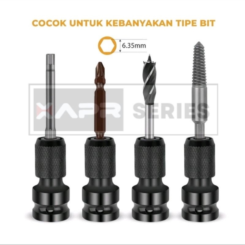 Jual PROMO COD ADAPTOR IMPACT KE BOR MATA OBENG ANGIN SEKRUP HEX ...