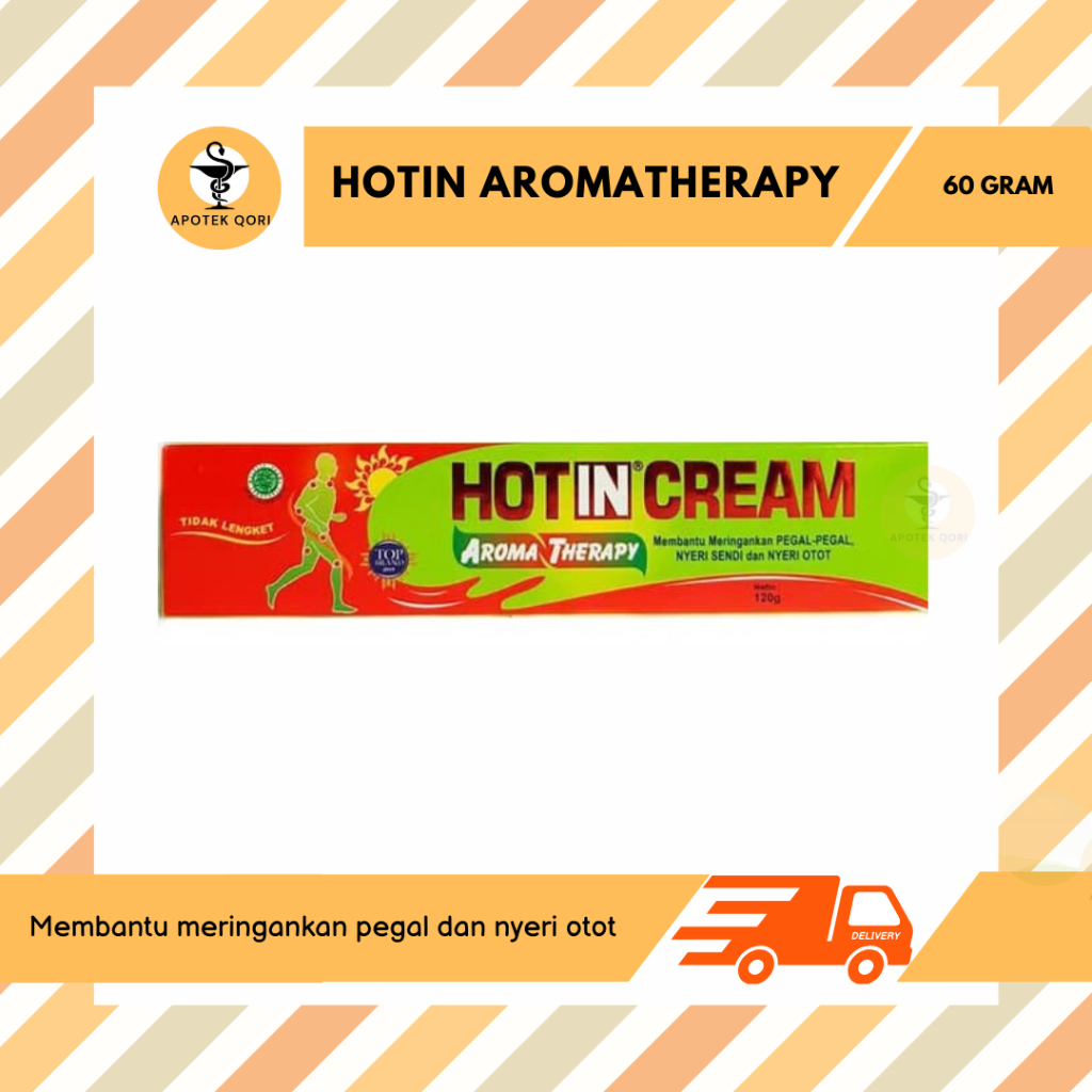 Jual HOTIN CREAM AROMATHERPHY 60 GRAM/NYERI OTOT DAN SENDI | Shopee ...