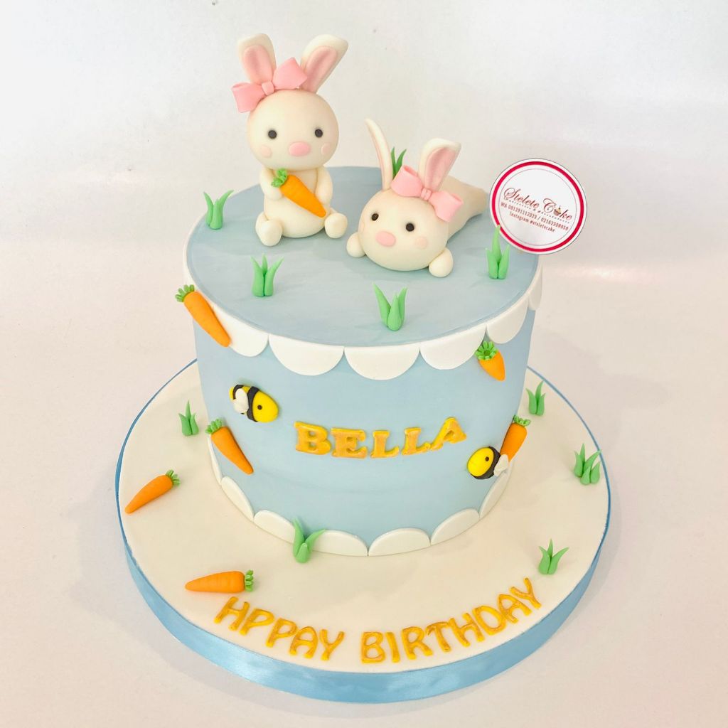 Jual Kue Ulang Tahun/BIrthday Cake/Kue Ultah Tema Rabbit/Kue Ultah ...