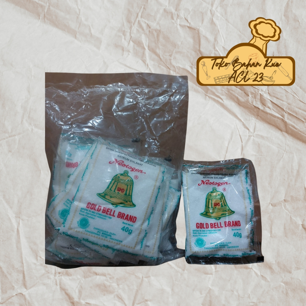 Jual Sari Manis/Pemanis Buatan Gold Bell 40gr | Shopee Indonesia
