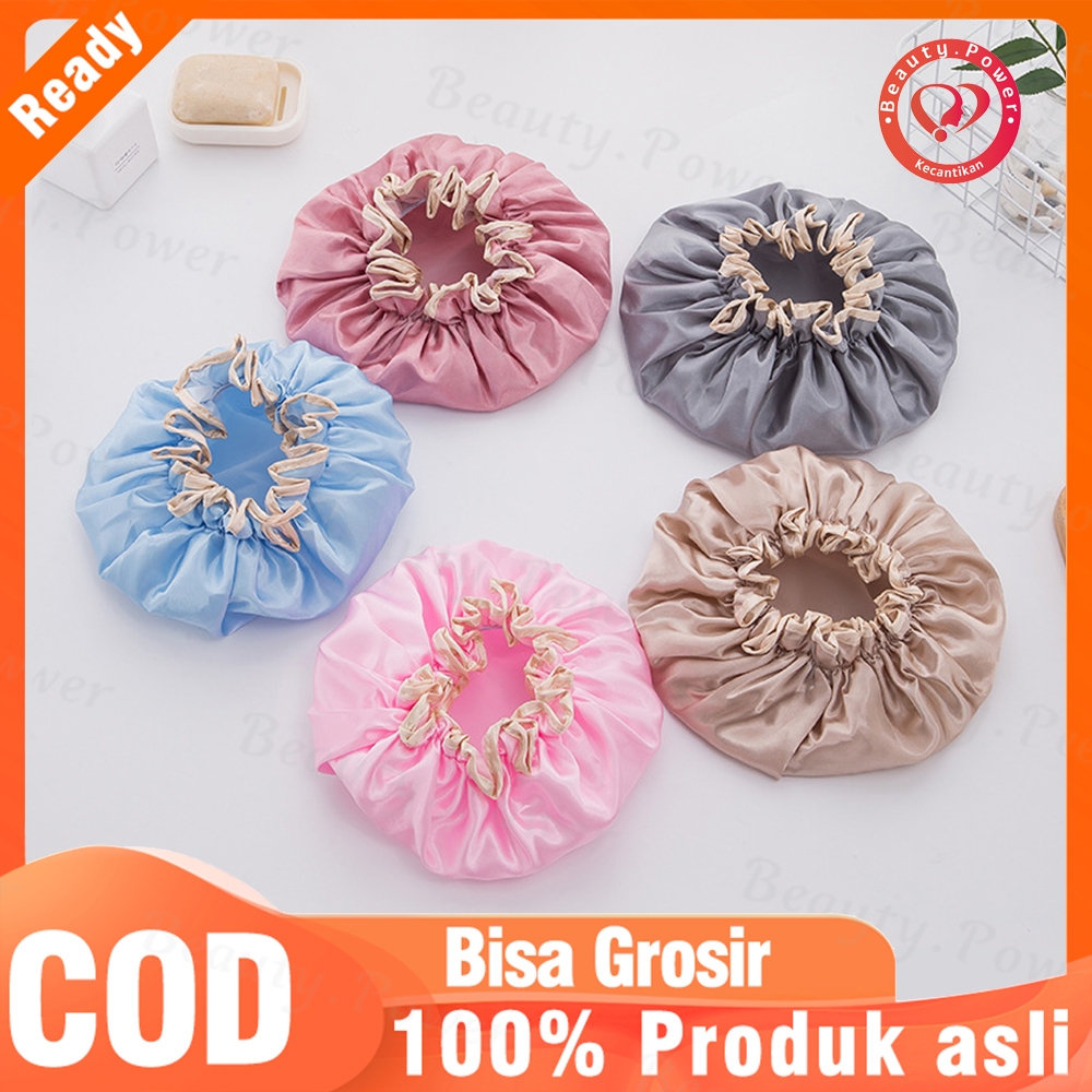 Jual Shower Cap Premium Topi Mandi Waterproof Tebal Anti Air Bahan ...