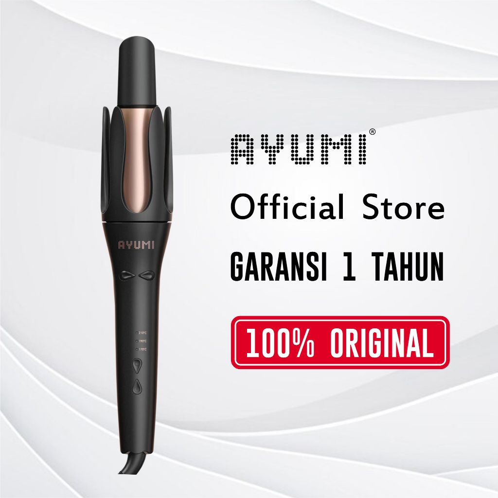 Jual Ayumi GPS 100 Auto Hair Curly Rosegold Catok Otomatis | Shopee ...