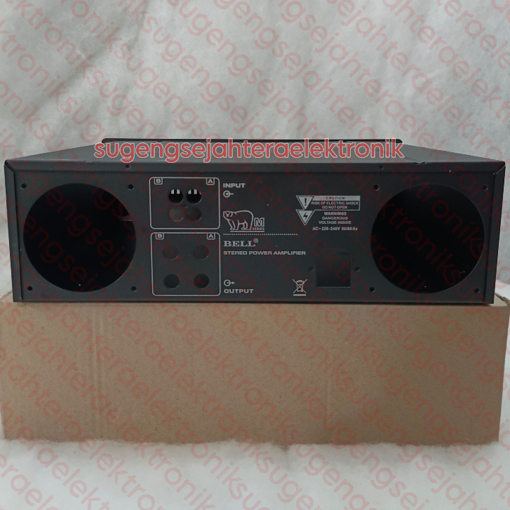 Jual Box Power Amplifier Bell M-270 Box BELL M 270 Kotak Kosong Besi ...
