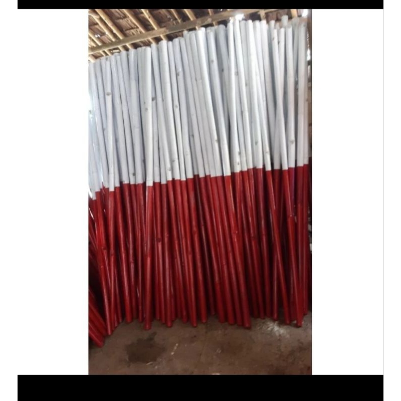 Jual bambu tiang bendera tongkat Pramuka ukuran bisa rekues dan d cat ...
