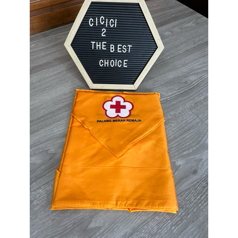 Jual Syal PMR Wira Kuning Peles Palang Merah Remaja | Shopee Indonesia