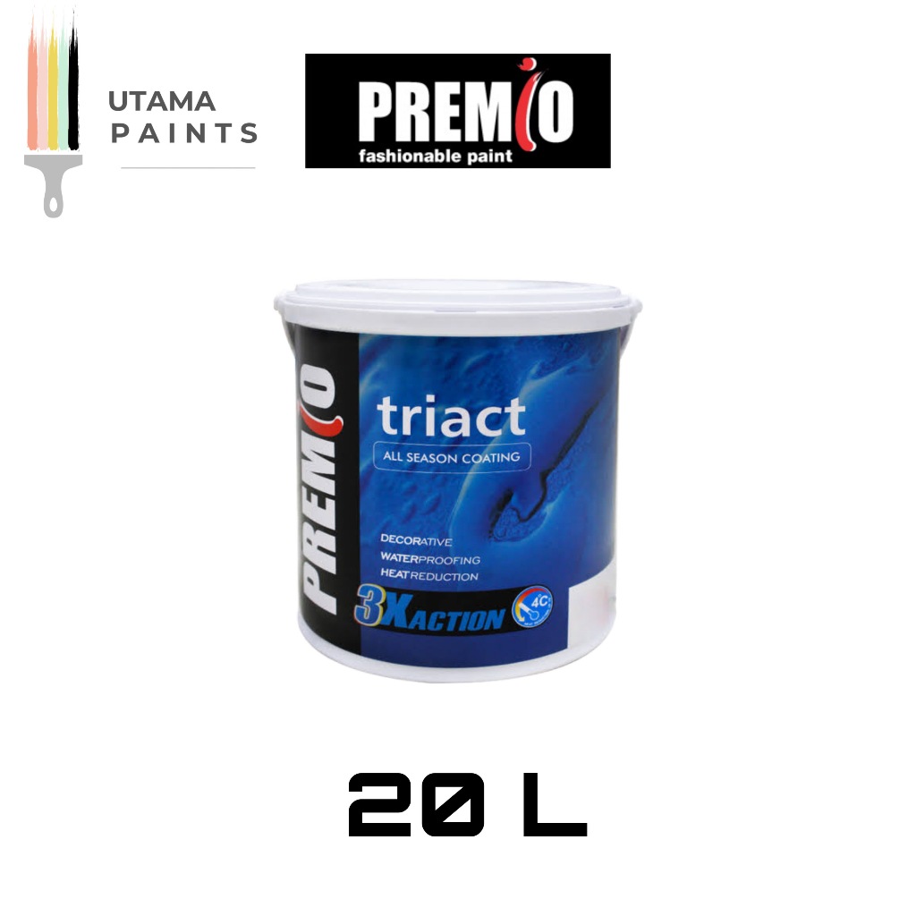 Jual Cat Tembok Water Proofing Premio Triact 20L | Shopee Indonesia