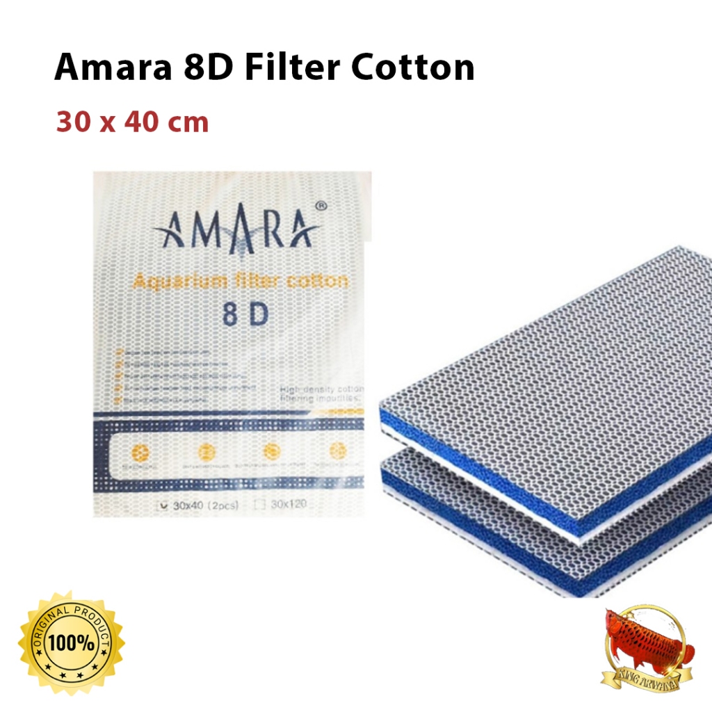 Jual Media filter Kapas Busa Aquarium Honey Comb 8D Amara 30 x 40 cm ...