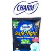 Jual Pembalut CHARM NIGHT 29cm Sachet 1 Dus / Karton isi 24 Renceng x ...