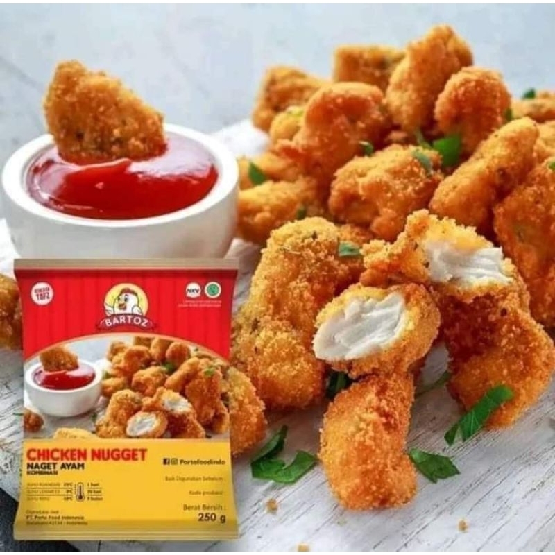 Jual Bartoz naget ayam 250gr / Bartoz chicken nugget original | Shopee ...