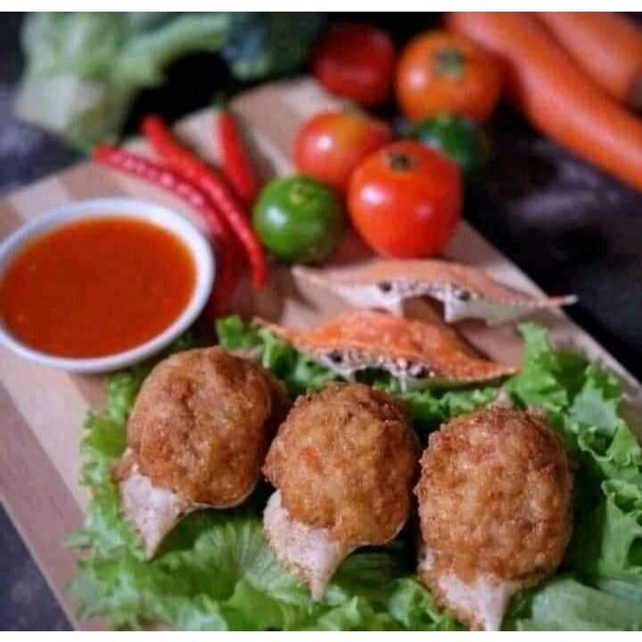 Jual Kepiting Bunting / Kepiting Buncit / Kepiting Isi (1box isi 5-6pcs ...