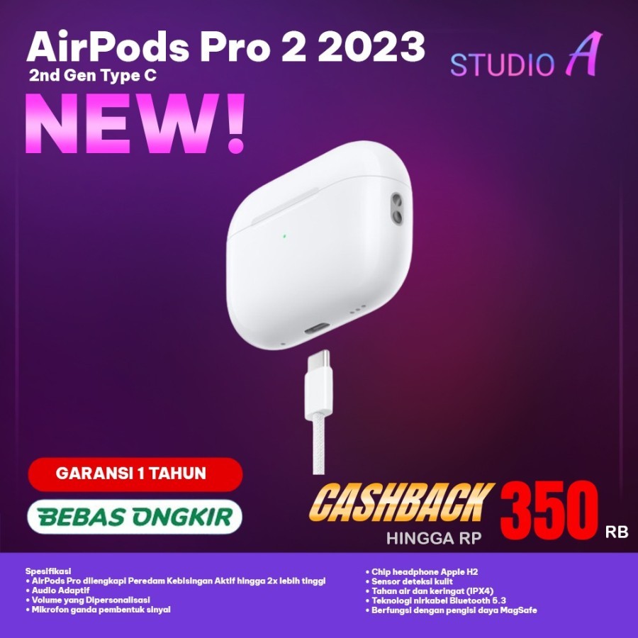Jual Apple Airpods Pro 2 2022 2nd Gen Magsafe Charging Case Brand New In Box - Unit Only ...